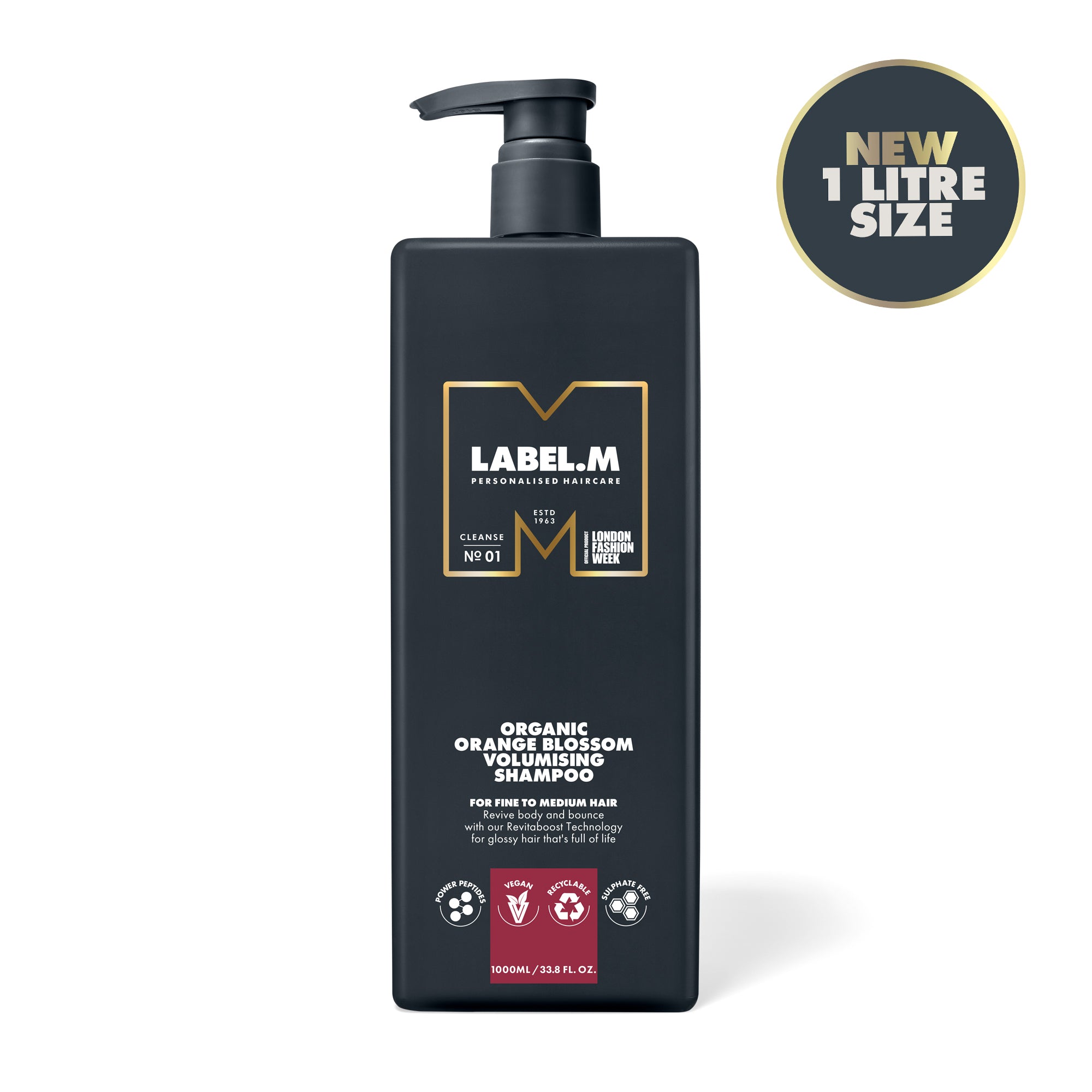 LABEL.M Organic Orange Blossom Volumising Shampoo 1000ml – TONI&GUY SHOP